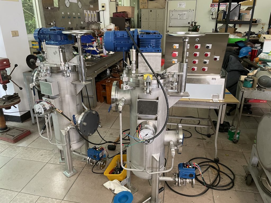 Automatic cleaning filter working system test - K-Flow Engineering CO., LTD